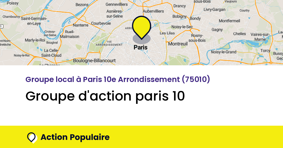 Groupe d'action Paris 10 — Action Populaire