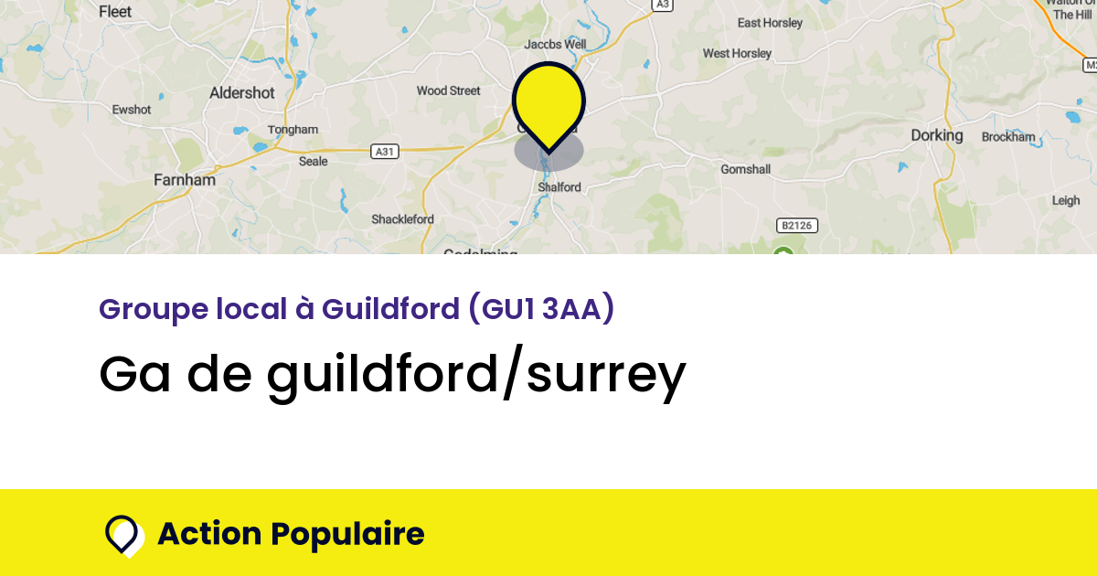 GA de Guildford/Surrey — Action Populaire